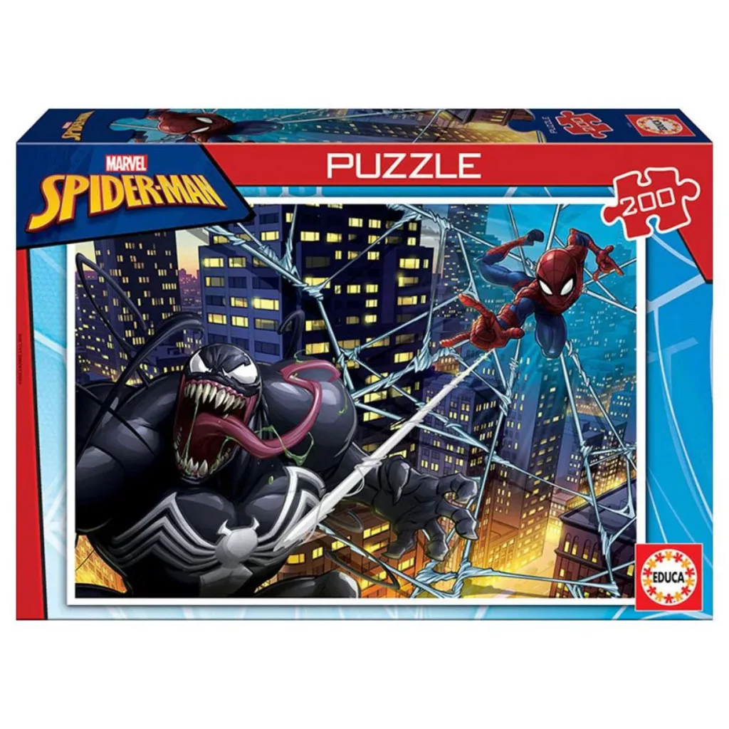 Educa: Marvel - Pókember Venom ellen puzzle 200 db-os - Játé